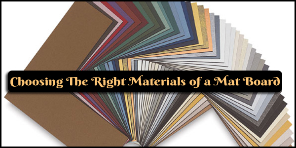 mat board materials custom framing - Wendy Davis Custom Frames